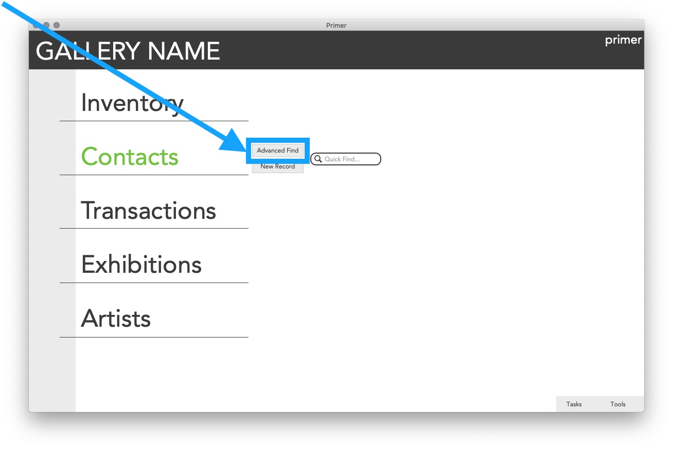 Advanced Find: Basic Fields – Primer Archives