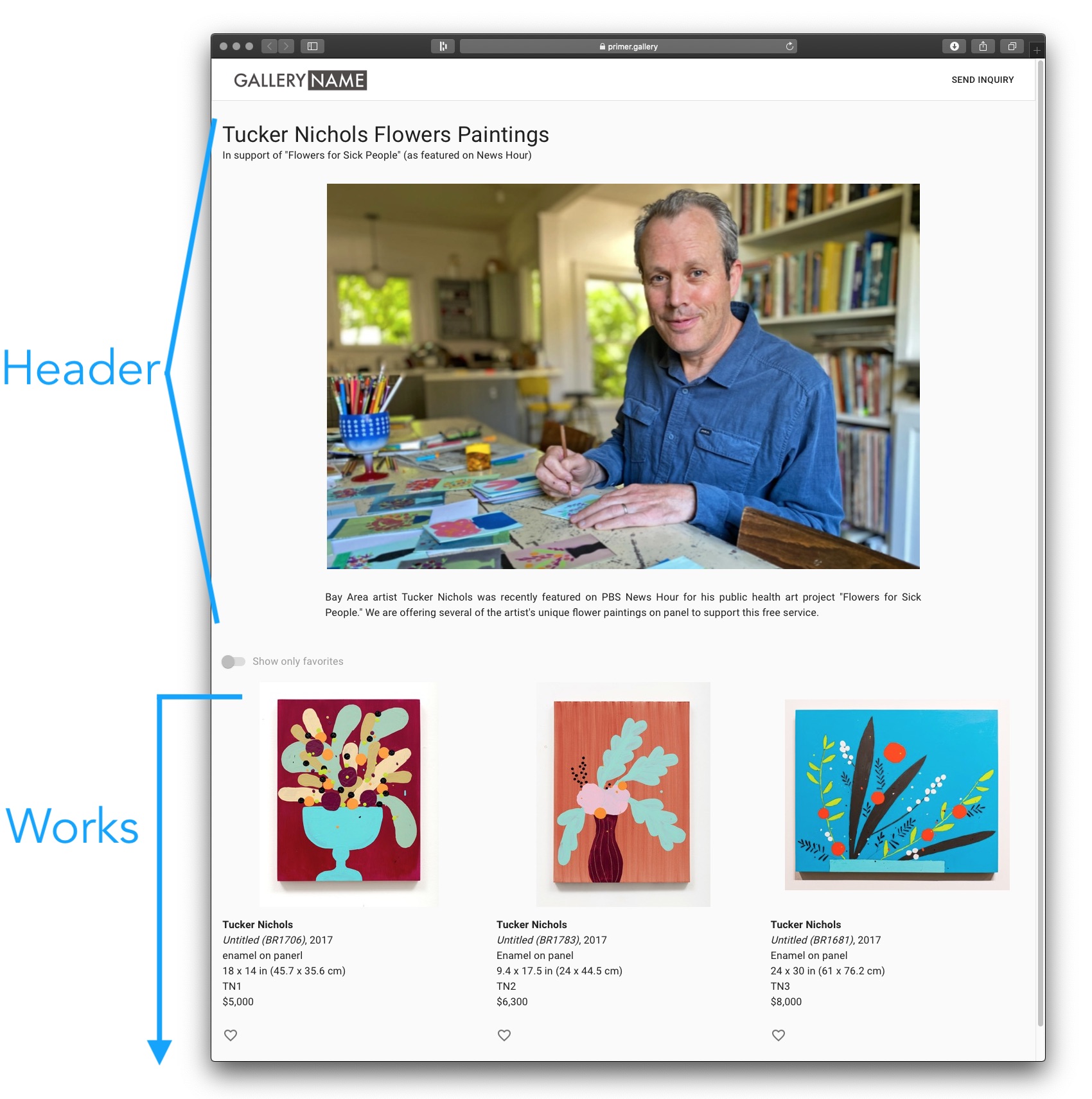 Using viewing rooms – Primer Archives