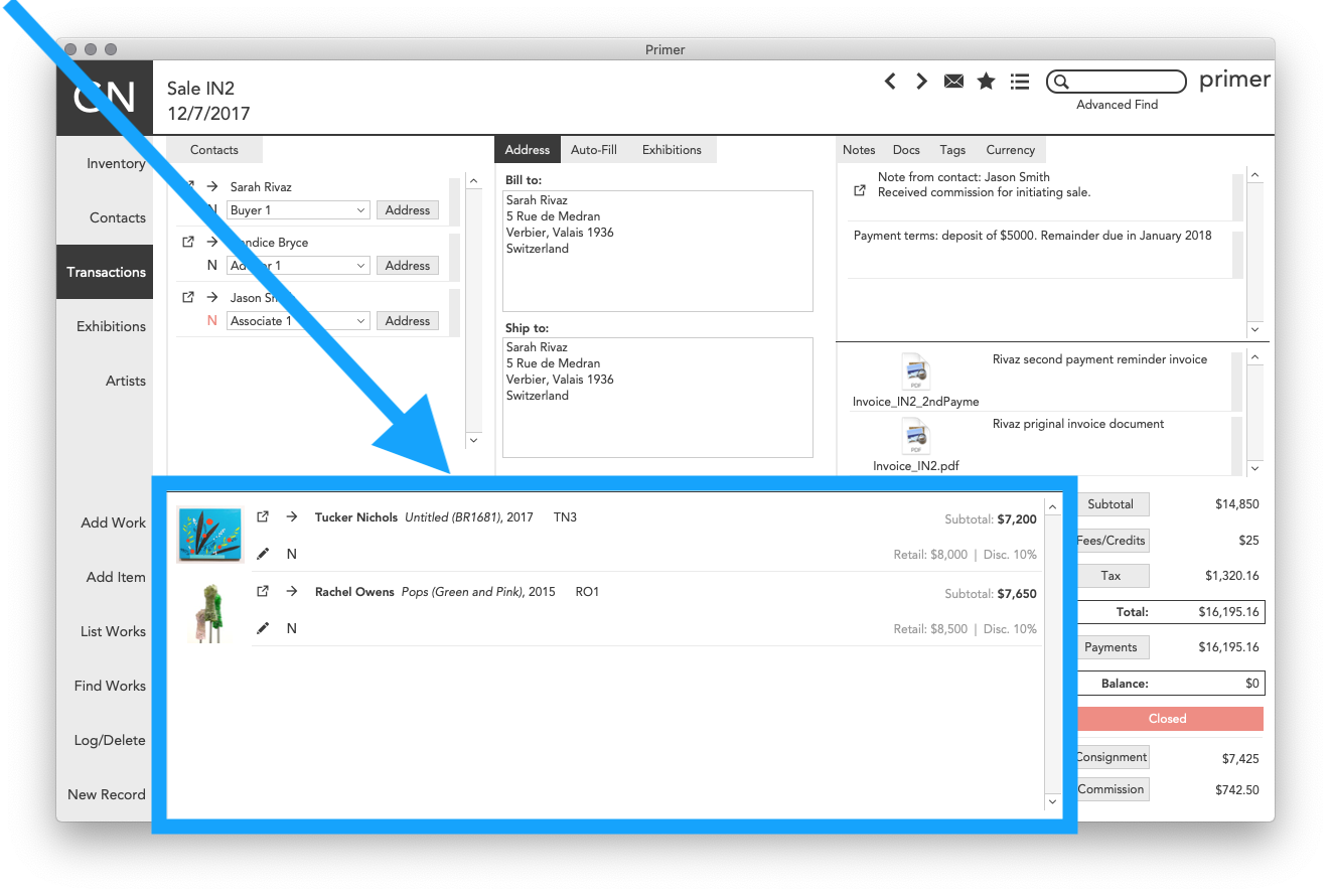 Add Artworks & Items – Primer Archives